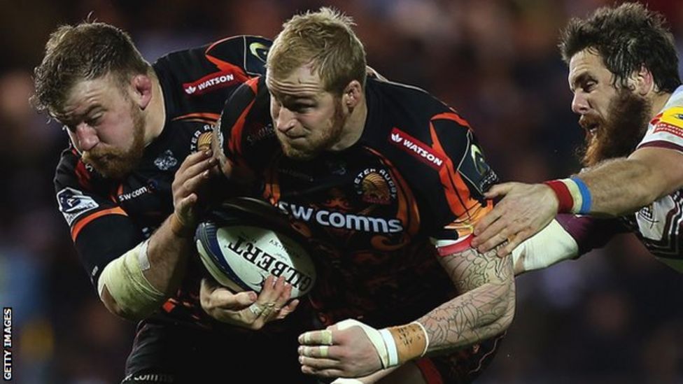 Damian Welch: Exeter Chiefs lock out with chest injury - BBC Sport
