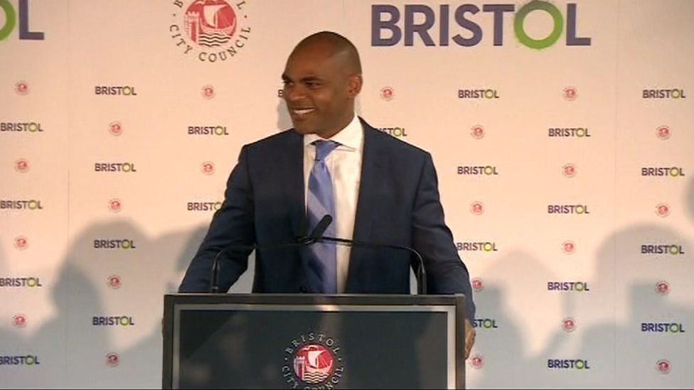 Labour's Marvin Rees has been elected as Bristol city's mayor - BBC News