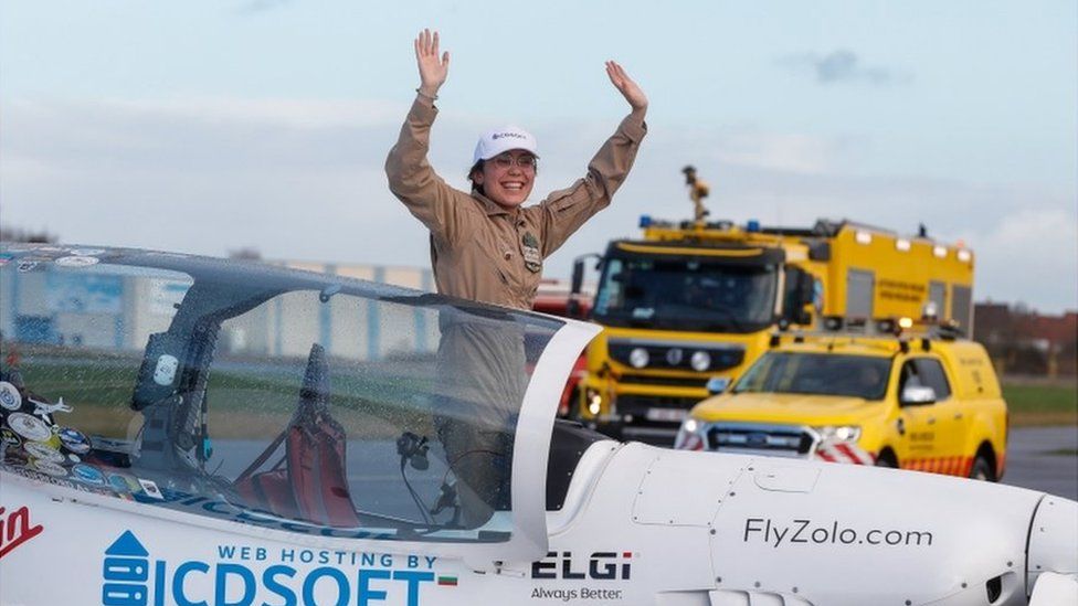 Zara Rutherford: Teen pilot becomes the youngest woman to fly solo ...