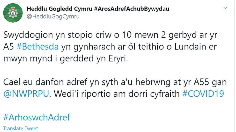 Heddlu'n 'anobeithio' wrth weld ymwelwyr yn Eryri - BBC Cymru Fyw