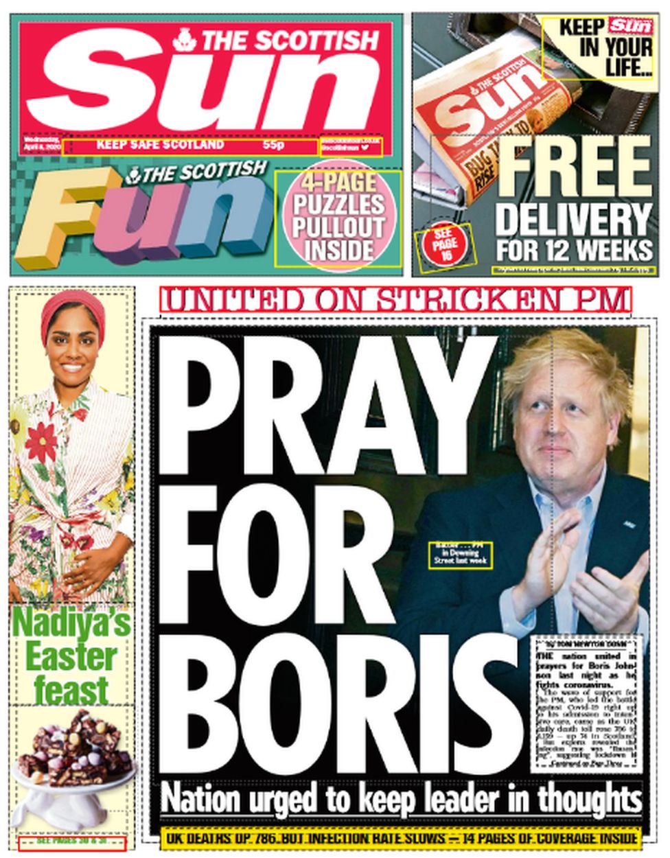 Scotland's papers: Boris battles on and miracle in Perthshire - BBC News