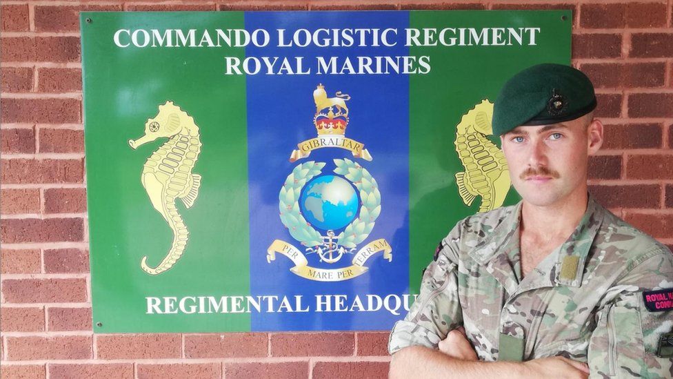 Royal Marine Commando running 60 marathons in 60 days - BBC News