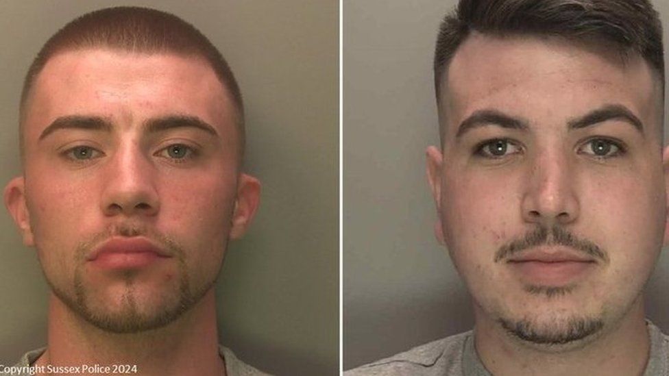 Crawley: Pair jailed for murder of Harrison Tomkins in bed - BBC News