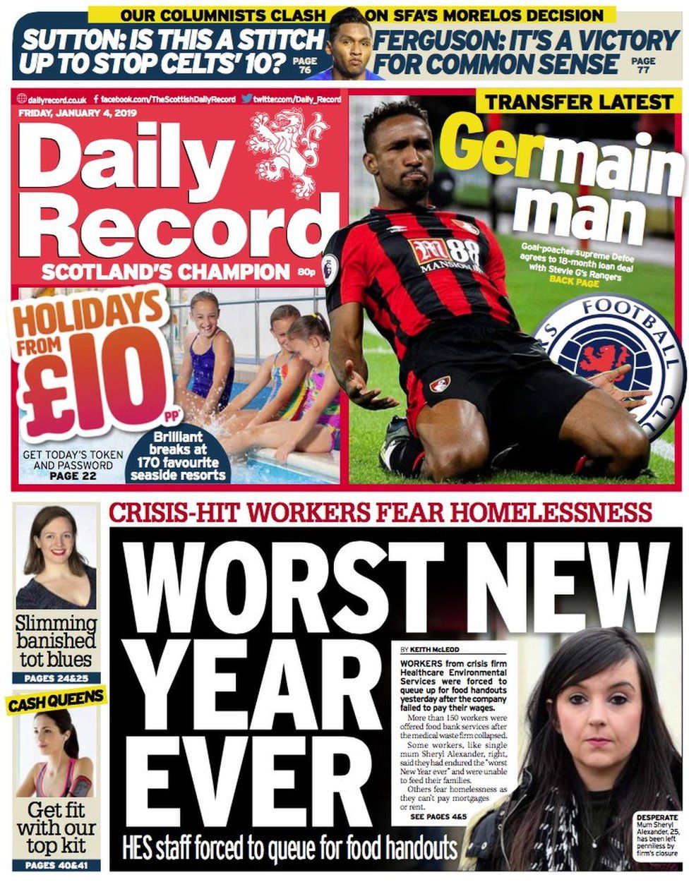 Scotland's papers: Baby's unexplained death and waiting times - BBC News