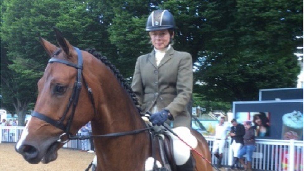 Paralysed show jumper Kelda Morgan back in the saddle after career ...