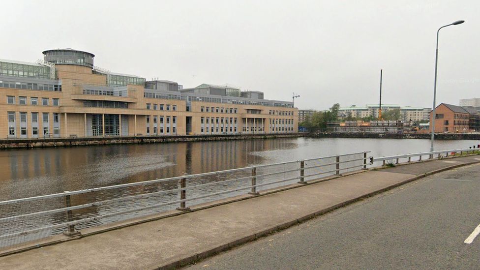 Search for man in water near Scottish government building in Leith ...