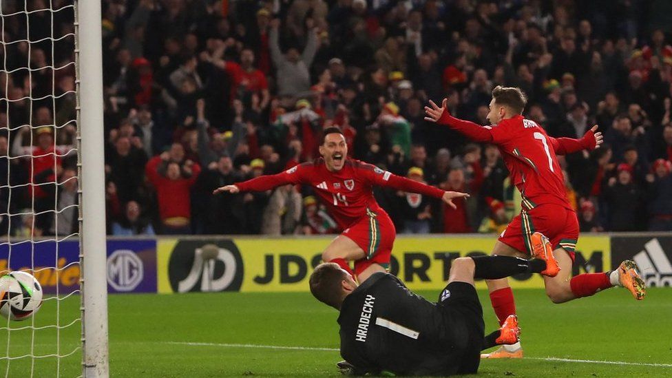 Wales one game away from Euro 2024 qualification - BBC Newsround
