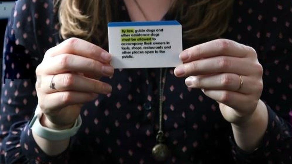 'Refusing my guide dog is not just illegal, it's wrong' - BBC News