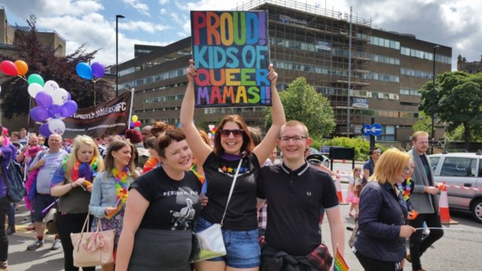 Newcastle Pride 2015 sees thousands march through city - BBC News