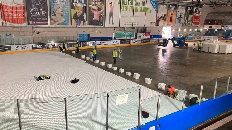 Swindon Link Centre ice rink could re-open by Christmas - BBC News