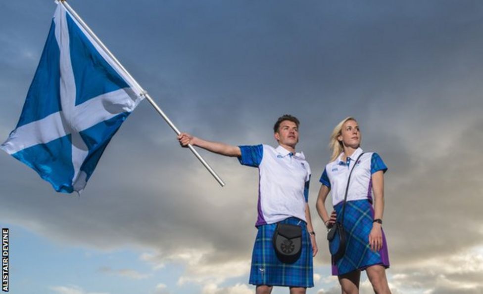 Love blossoms as Lynsey Sharp and Andrew Butchart launch Scots' team ...