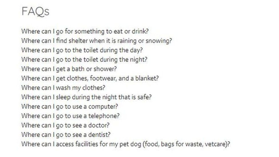 Artist's homeless questions unanswered by councils - BBC News