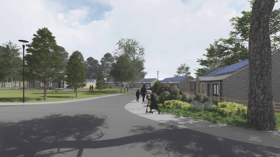 Ysgol Llanrug: Dadlau am ddatblygu tai ar dir Tŷ'r Ysgol - BBC Cymru Fyw