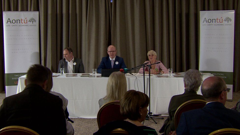 Aontú 'only party that will defend right to life' - BBC News