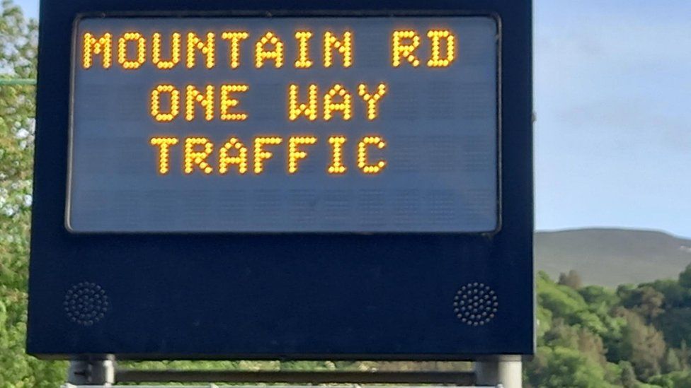 Isle of Man's Mountain Road reopens to two-way traffic - BBC News