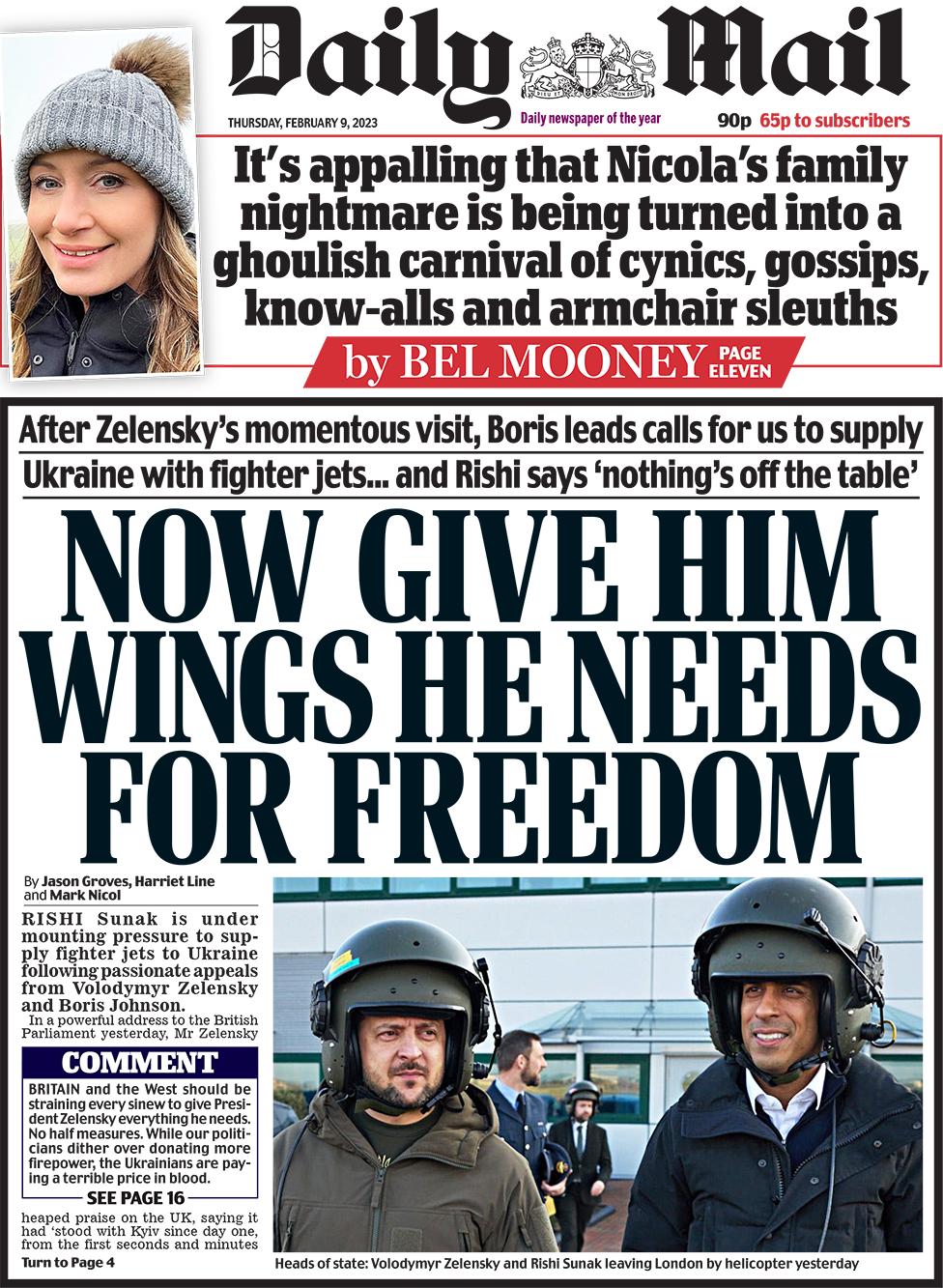 'Give us wings for freedom' and 'UK warns Putin' - BBC News