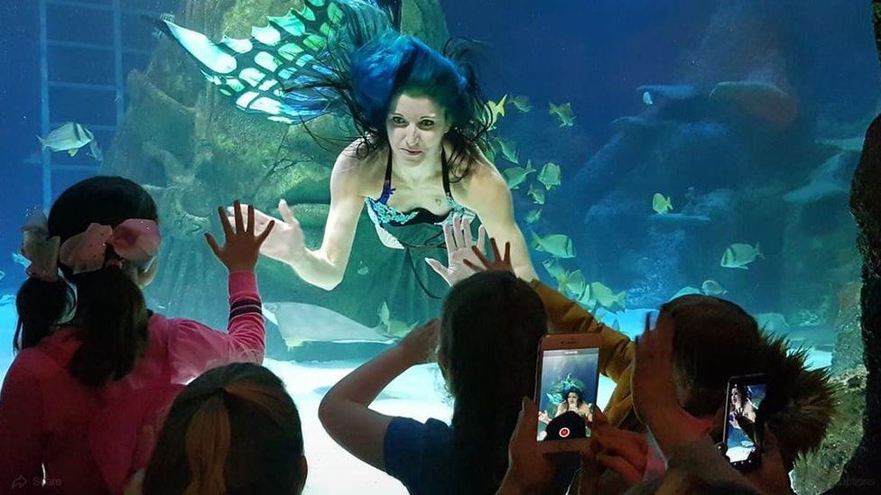 Miss Mermaid UK bids to make international splash - BBC News