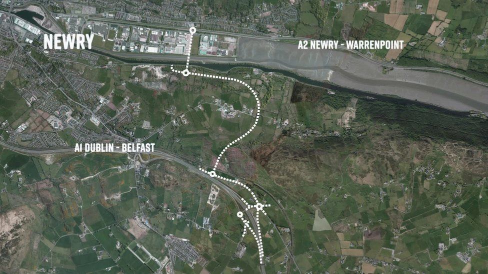 Belfast-Dublin-Warrenpoint road project at a crossroads - BBC News
