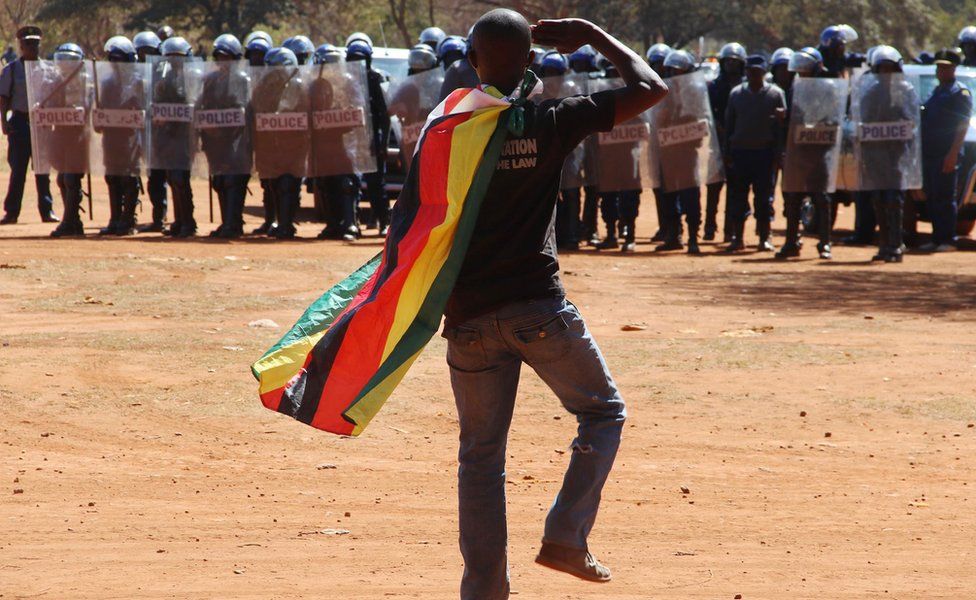 Letter from Africa: To salute or slur a flag? - BBC News