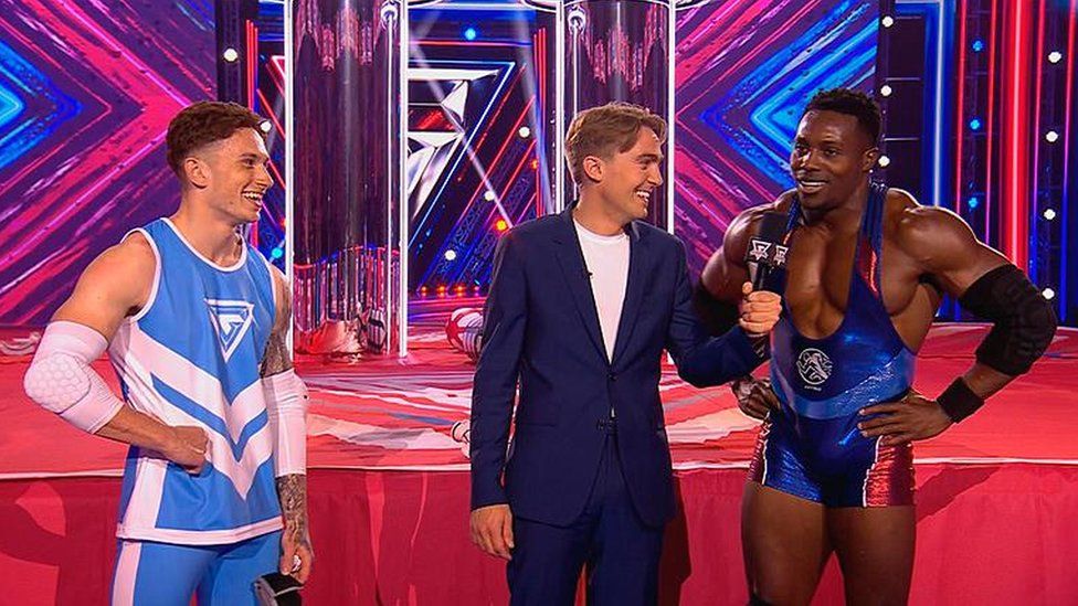 Gladiators: Doncaster contender Finley on his 'pinch me' moment - BBC News