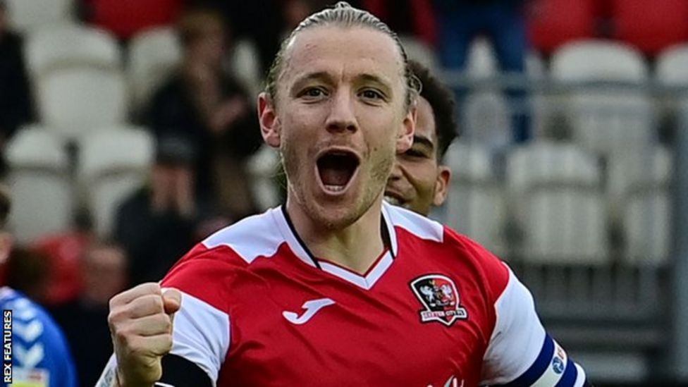 Matt Jay: Exeter City striker aiming for promotion with Grecians - BBC ...