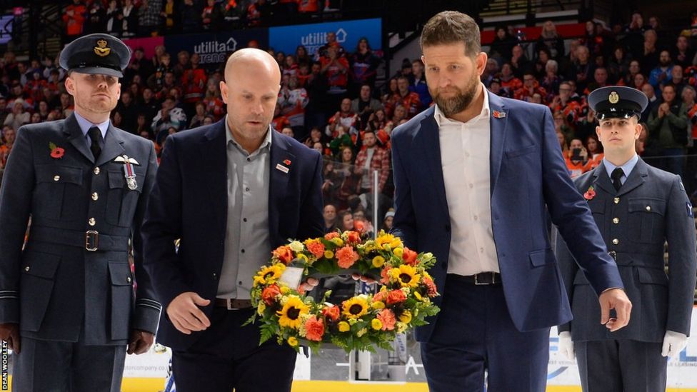 Adam Johnson: Sheffield Steelers pay tribute to Nottingham Panthers ...