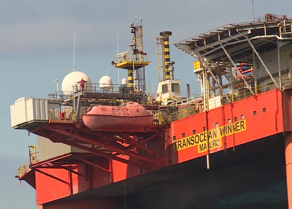 Transocean boss 'sorry' for grounded rig disruption - BBC News