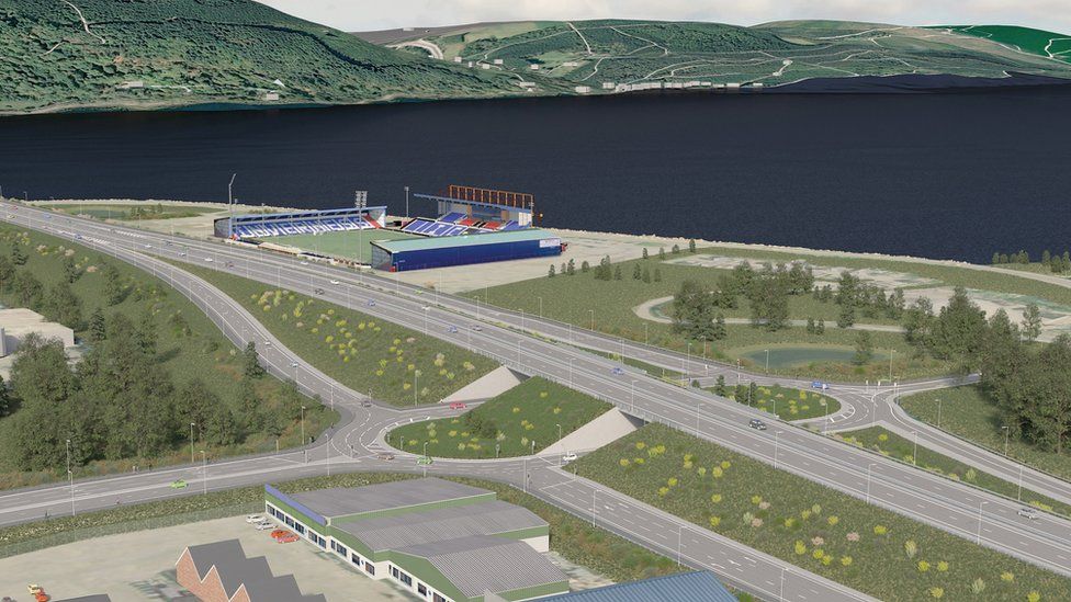 Flyover proposed at bottleneck Inverness roundabout - BBC News