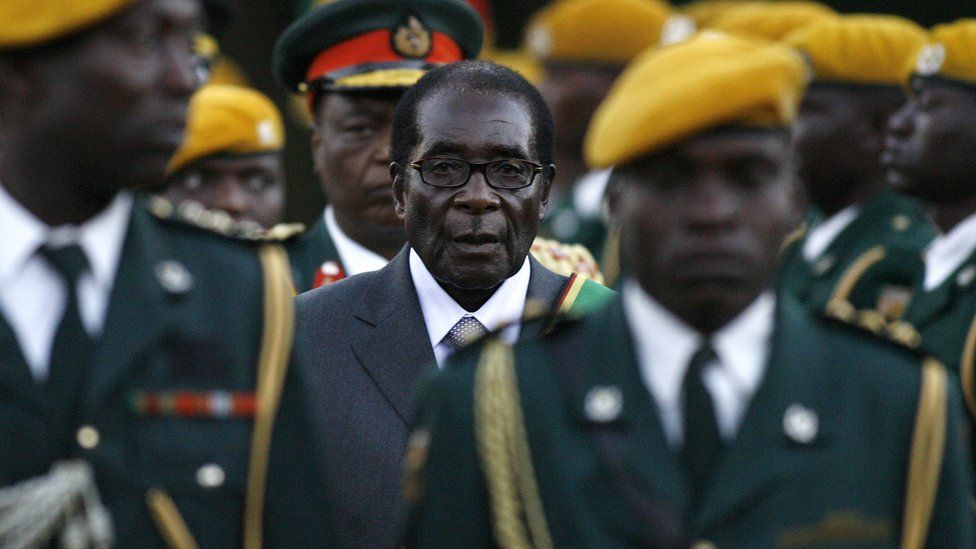 Robert Mugabe warns Zimbabwe security services - BBC News