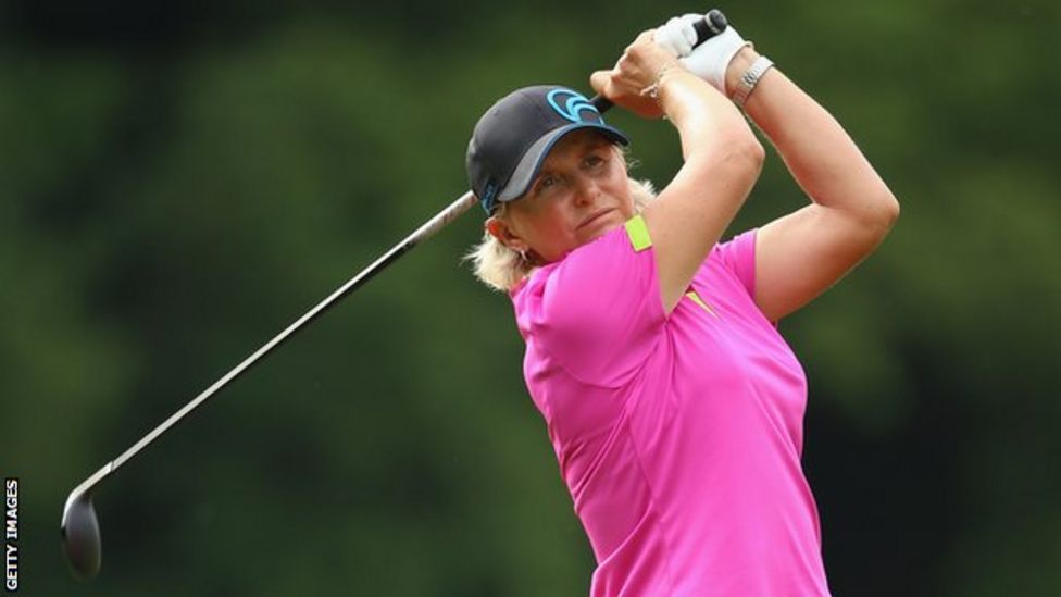 Golfer Becky Morgan still aims for the top aged 40 - BBC Sport