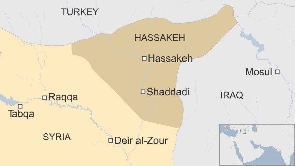 Syria war: Many dead in IS attack on displaced people's camp - BBC News