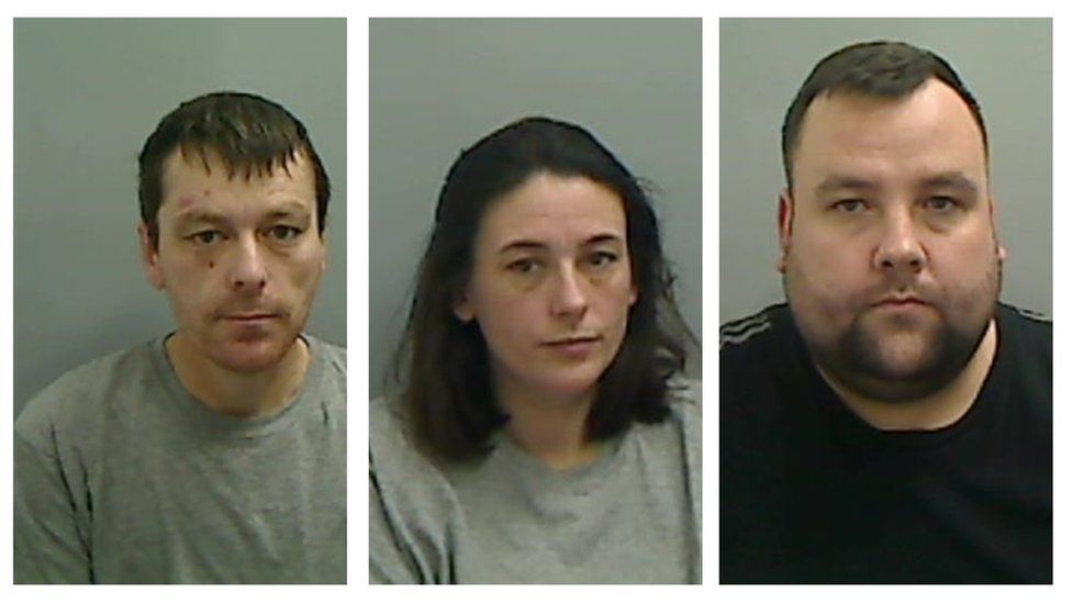 Adam Thomson: Three people jailed for Hartlepool manslaughter - BBC News