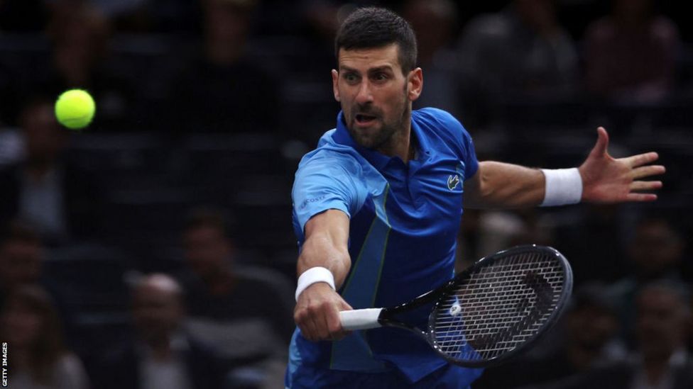Paris Masters: Novak Djokovic beats Holger Rune to reach semi-finals - BBC Sport