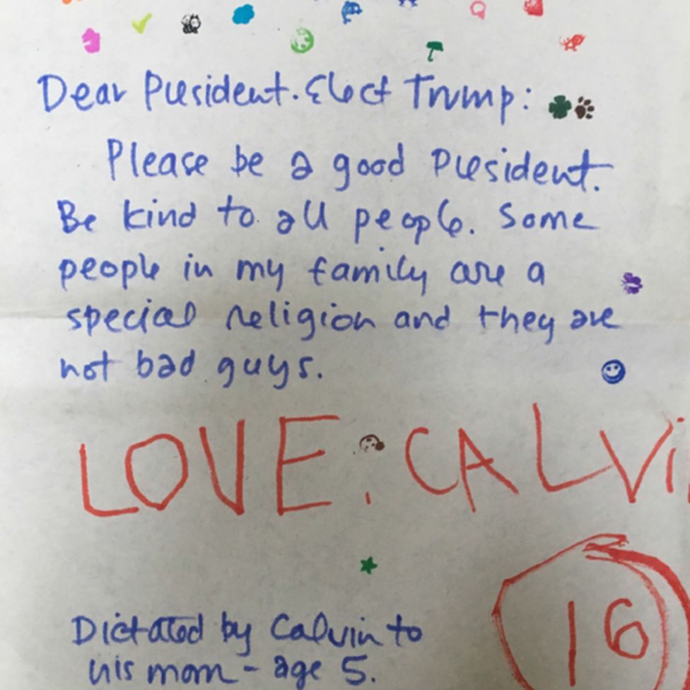 Donald Trump receives letters from children asking for 'kind ...