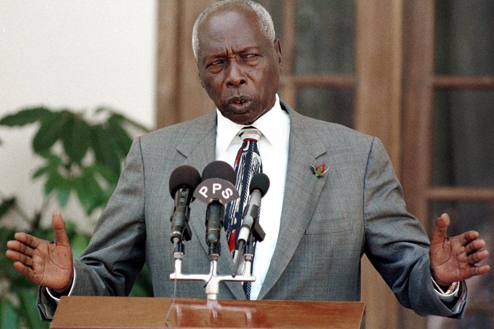 'Kenya's ex-President Daniel arap Moi jailed my father' - BBC News