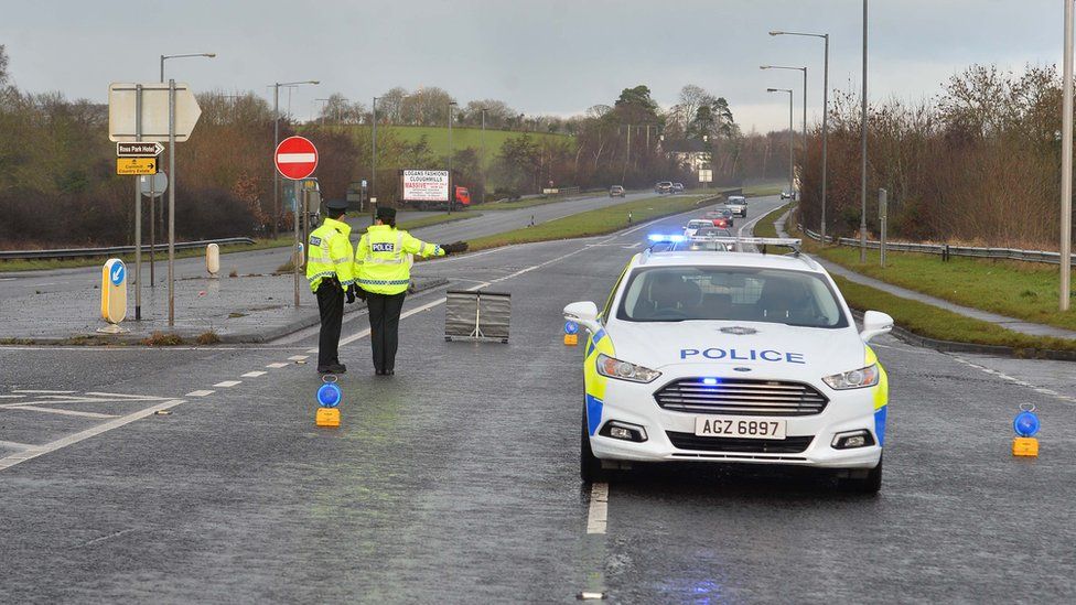 Six crashes on "treacherous" Ballymena roads - BBC News