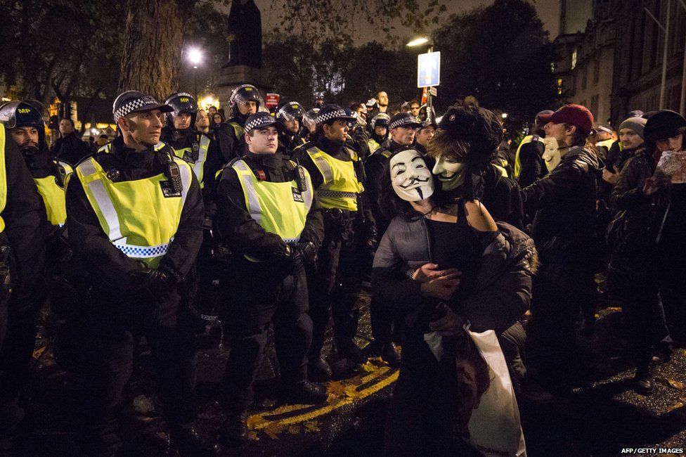 'Why we protested in the Million Mask March' - BBC News