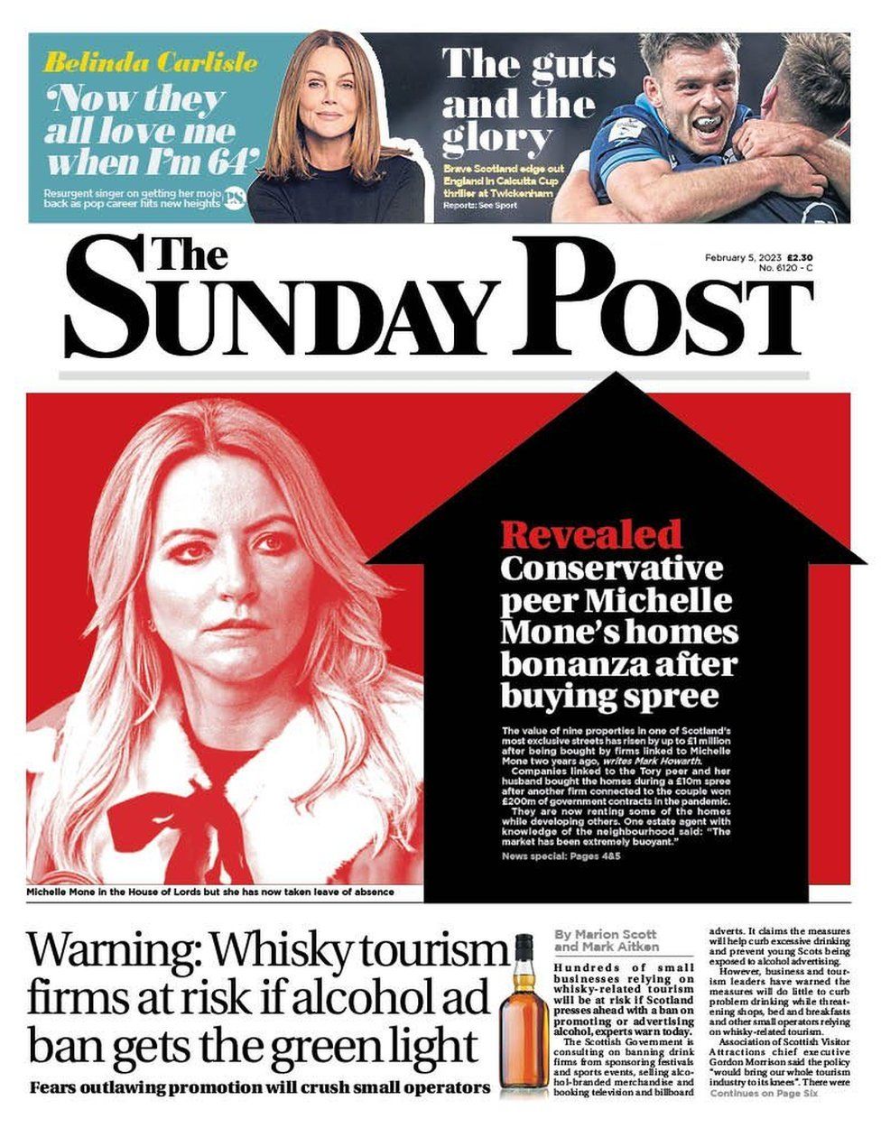 Scotland's papers: Calcutta Cup and voters 'cool on trans plans' - BBC News