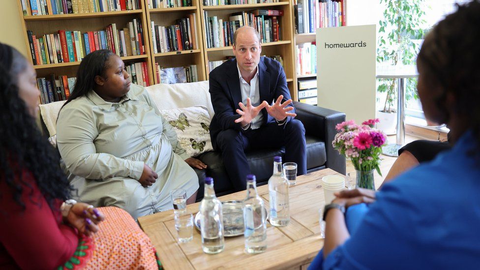 Prince William launches Homewards project to tackle homelessness - BBC ...