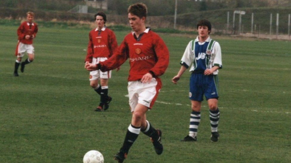 Ex-Man Utd player: 'The football pitch was like a prison' - BBC News