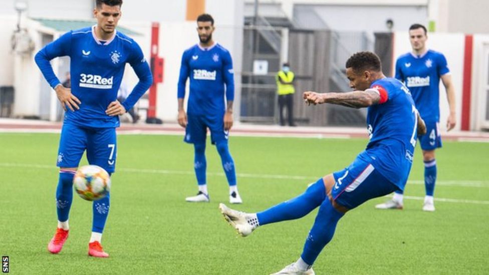 Rangers 'didn't get out of first gear' in Lincoln Red Imps rout - BBC Sport