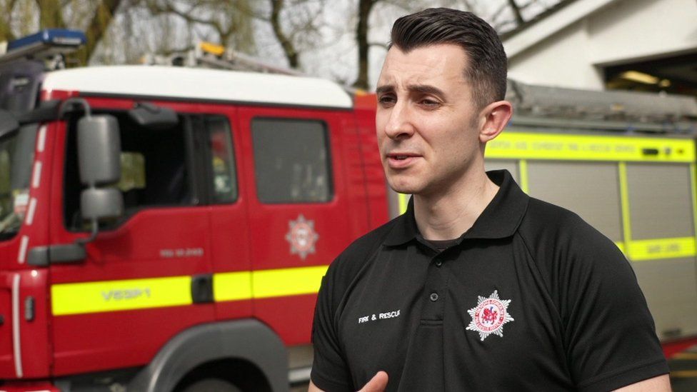 Vehicle catches fire causing delays on Devon road - BBC News