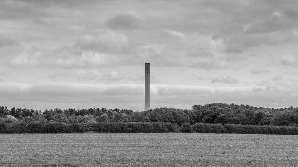 Former Barrington cement works chimney to be demolished - BBC News