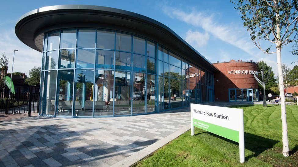 Worksop's £3.2m bus station opens - BBC News