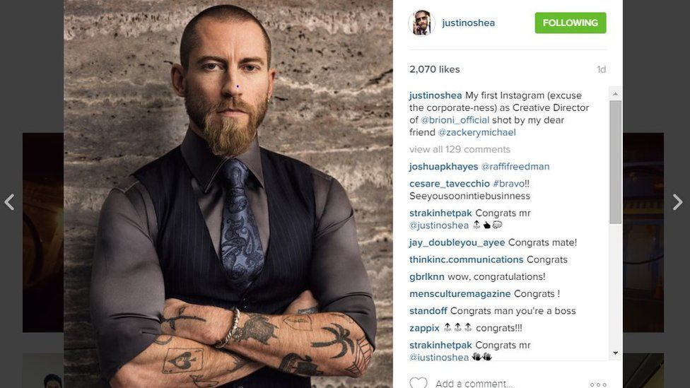 Justin O'Shea wins top job at luxury Italian fashion firm Brioni - BBC News