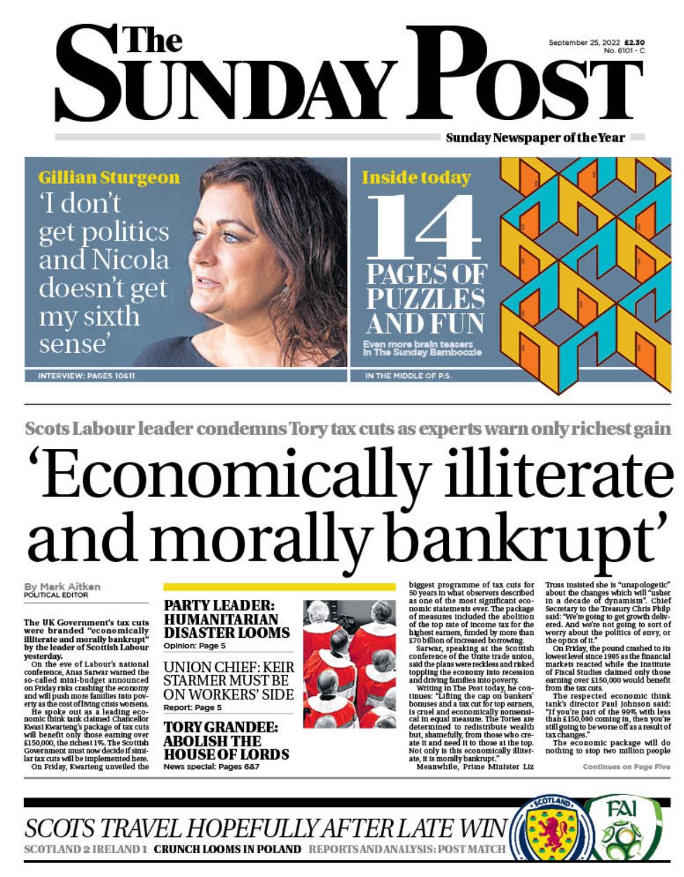 Scotland's papers: Tax warning and Hampden victory - BBC News