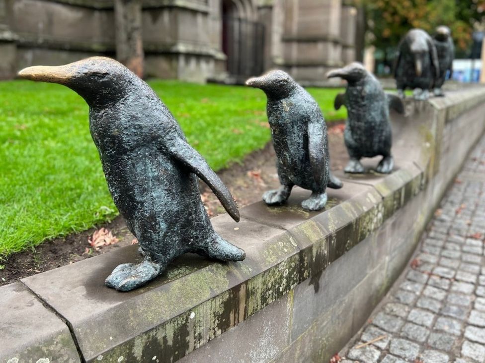 Monuments, murals, and mosaics on the Dundee public art trail - BBC News