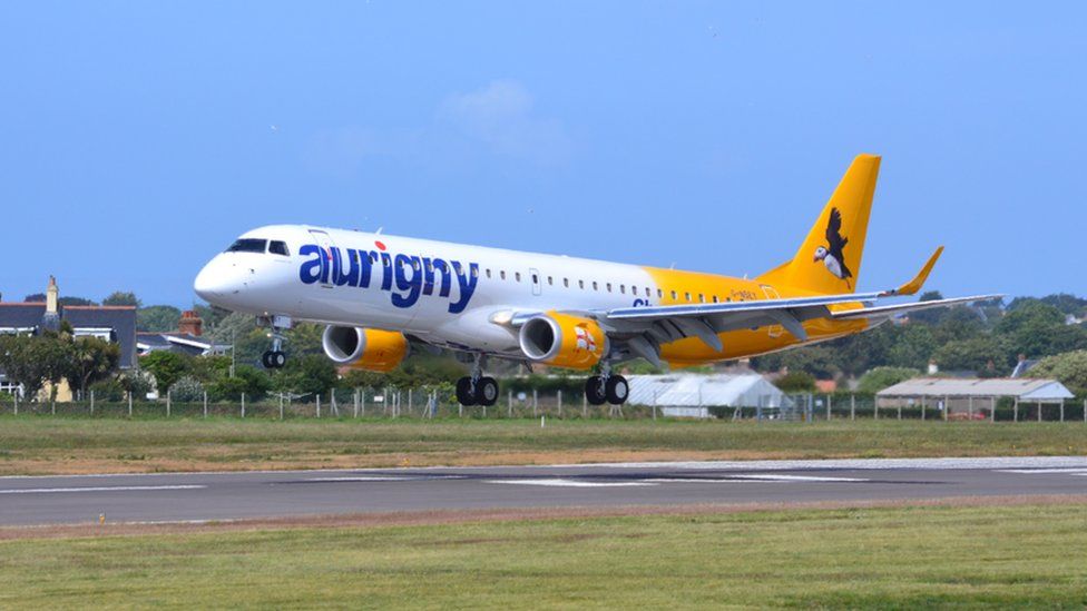 Aurigny confirms sale of jet to US-based aircraft lessor Azorra - BBC News