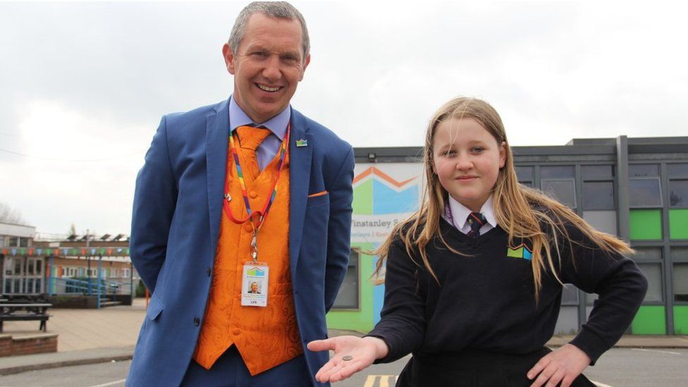 Leicestershire schoolgirl discovers medieval coin on playing field ...