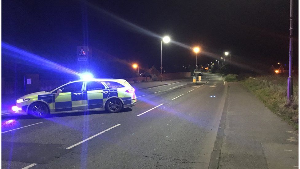Newtownards: Boy, three, critical after being knocked down - BBC News